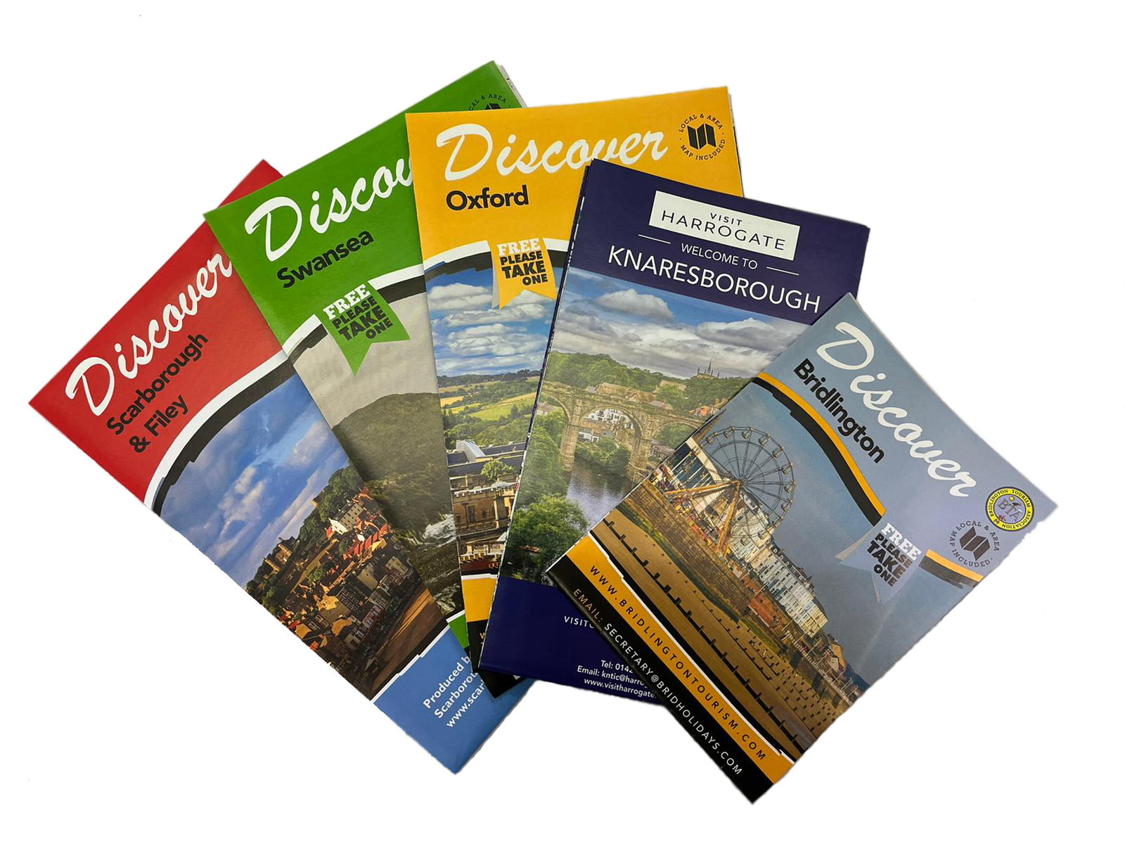 Folded Discover Map Guides – Discoveree